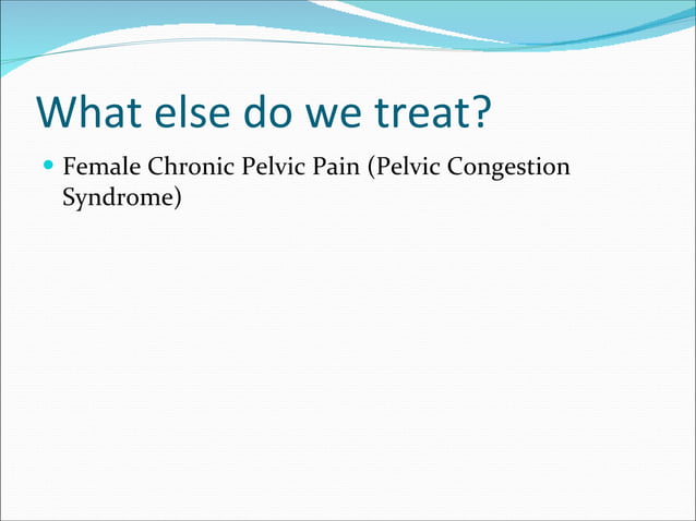 Uterine Fibroid Embolization Community Health Talk Ppt