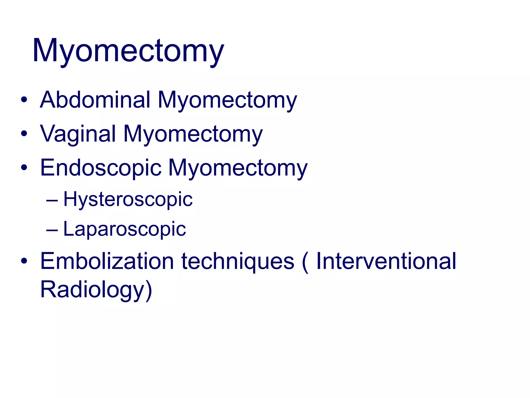 Uterine Fibroidsppt