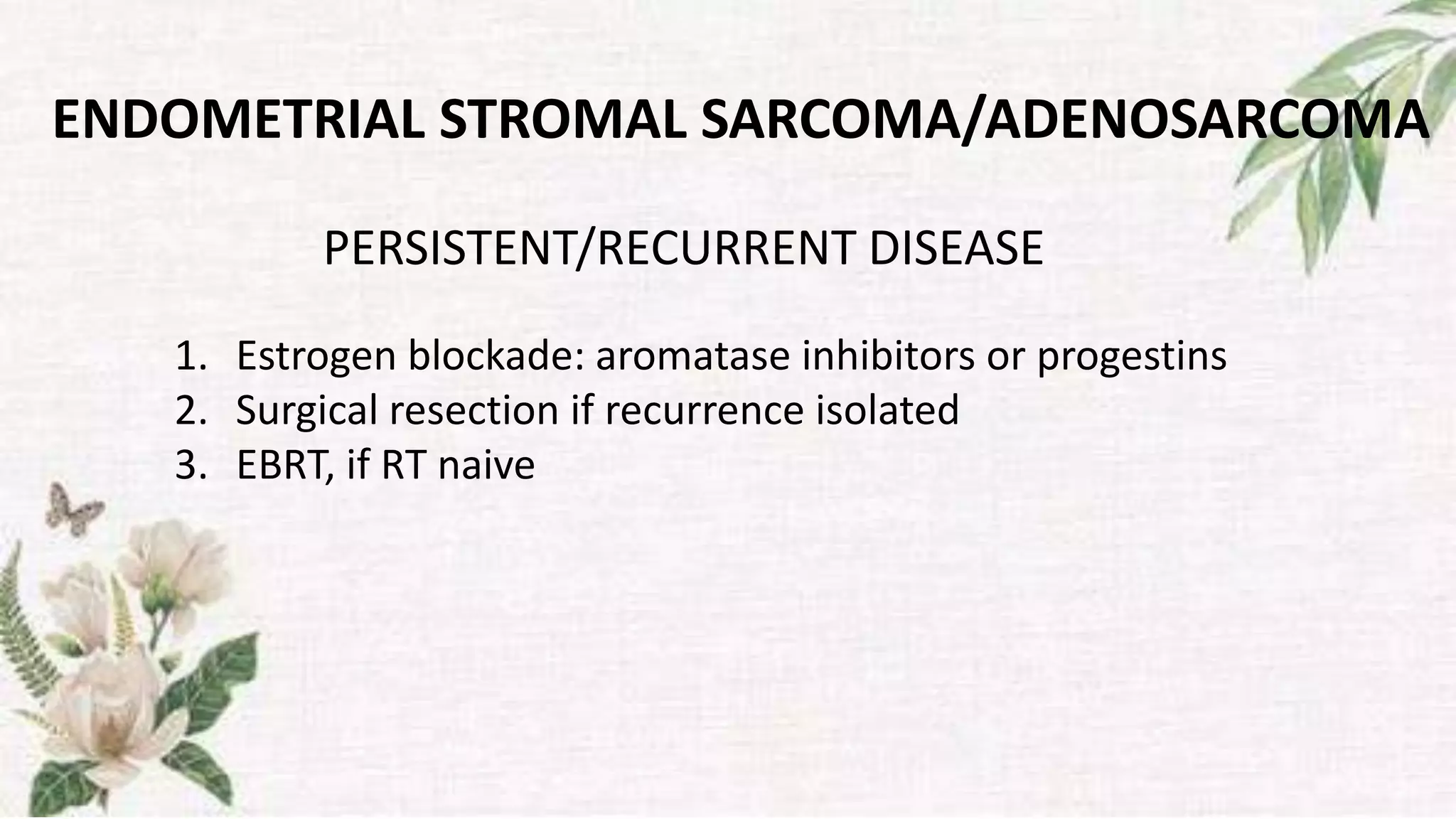 Uterine Sarcomas - Testing | PPT