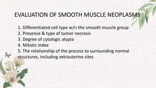 Uterine Sarcomas - Testing | PPTX