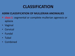 Uterine abnormalities | PPTX