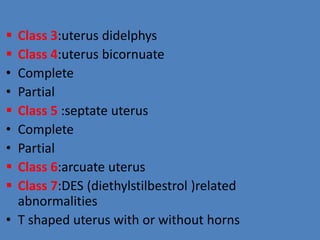 Uterine abnormalities | PPTX