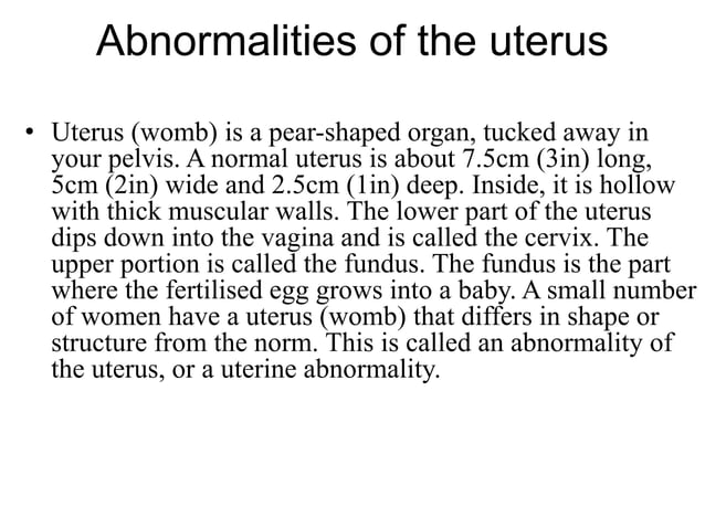 Uterine Abnormality.pptx