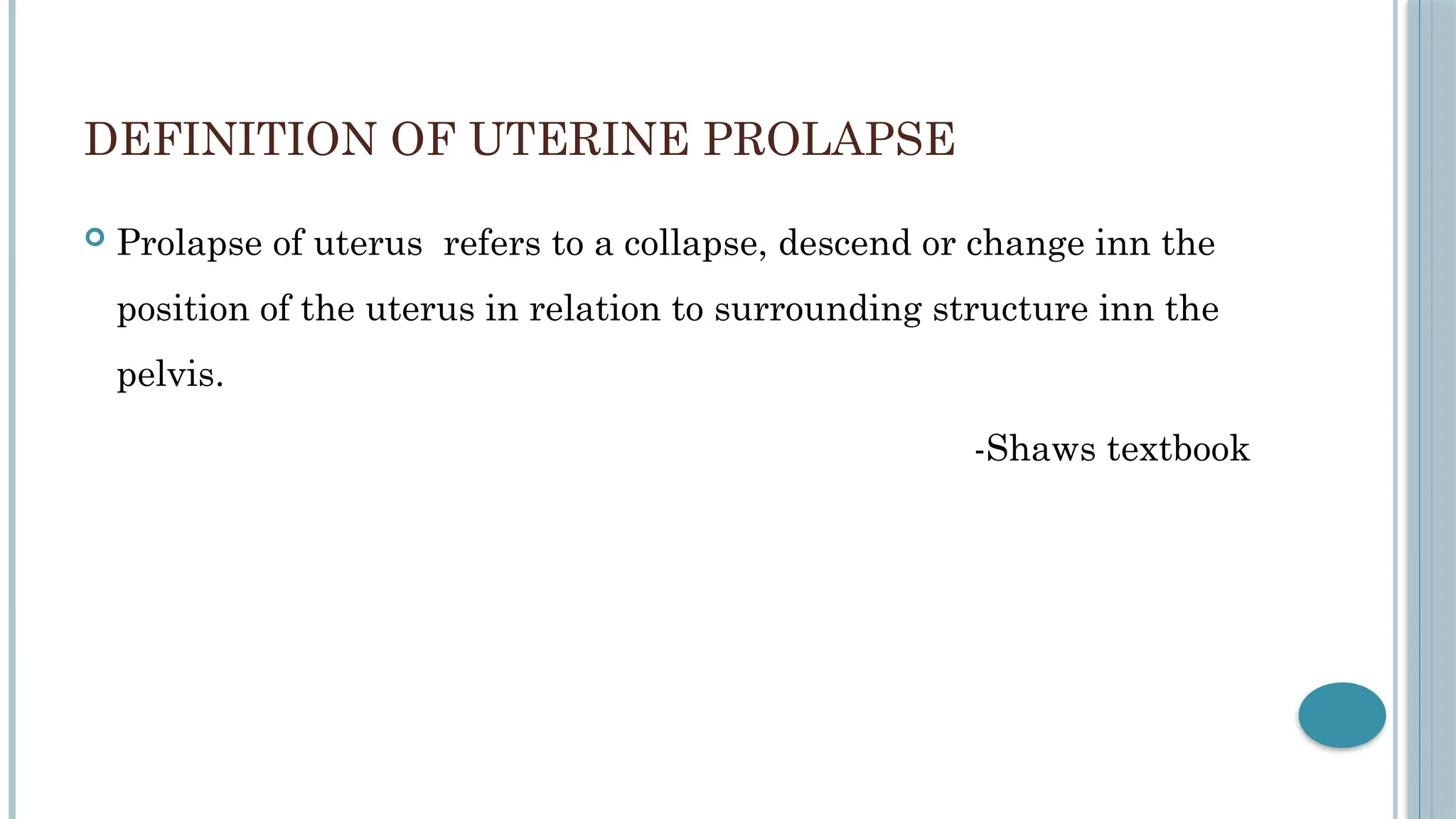 UTERINE anomalies,prolapse, ovarian cyst.pptx