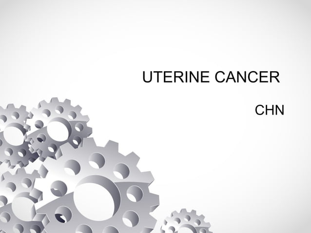 UTERINE MALIGNANT AND BENIGN TUMOURS PPT | PPTX