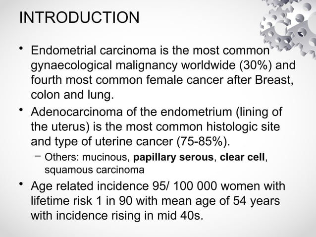 UTERINE MALIGNANT AND BENIGN TUMOURS PPT | PPTX