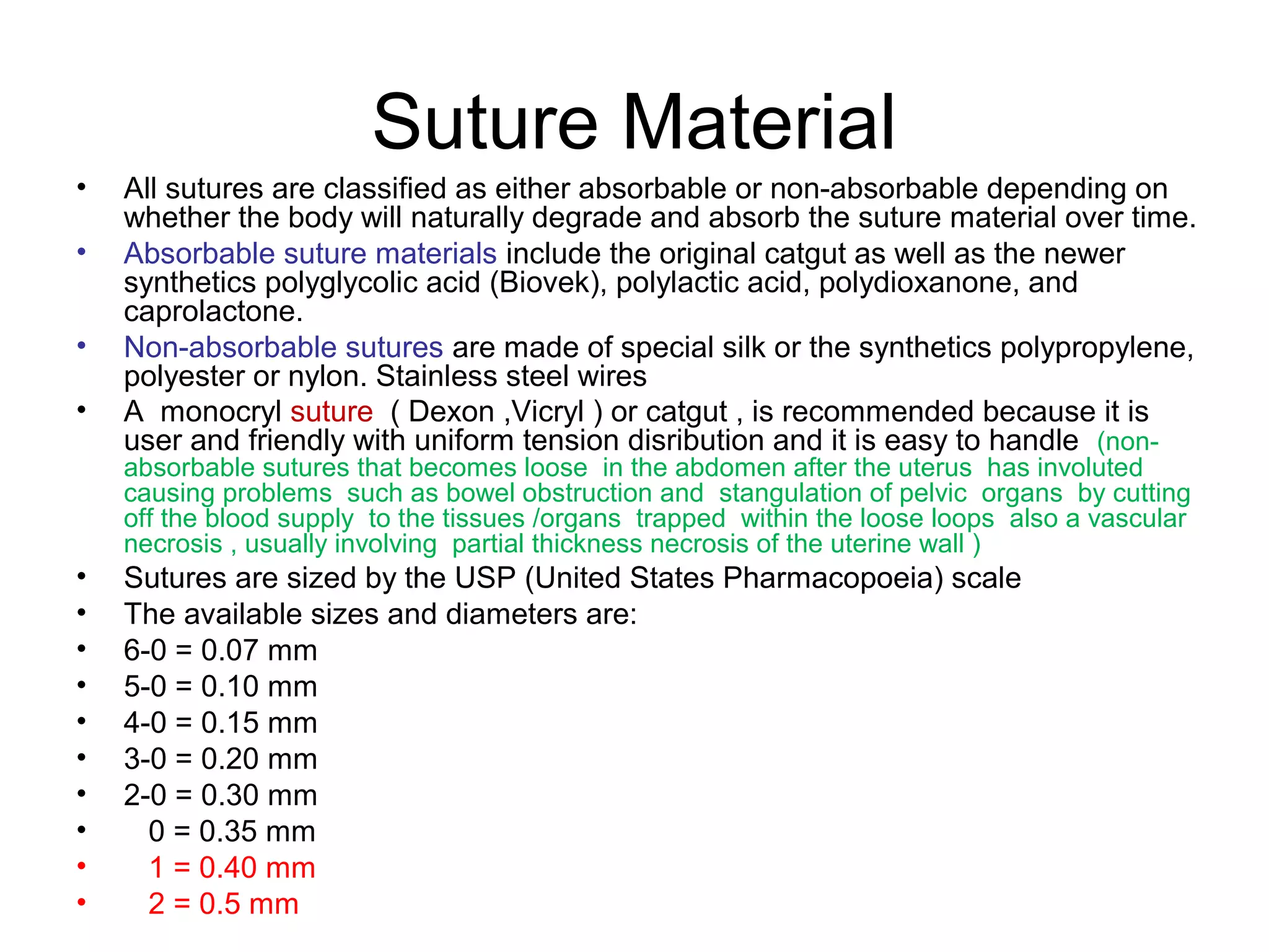 Uterine compression sutures | PPT