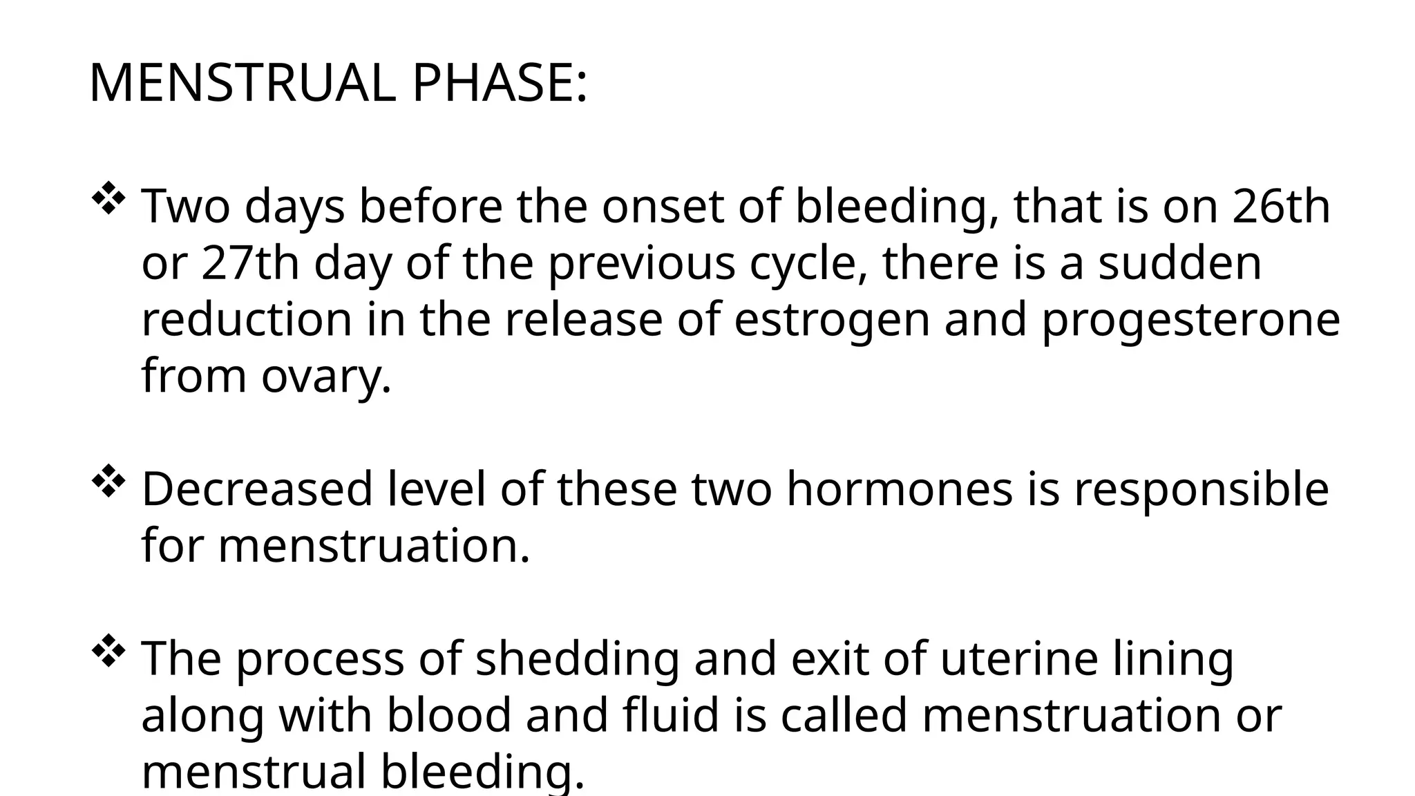 uterine cycle physiology and reproduction | PPTX