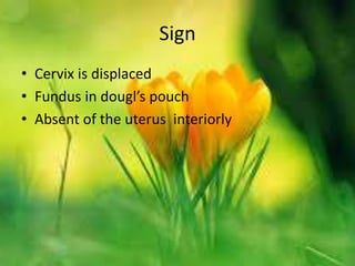 Uterine Displacement | PPTX