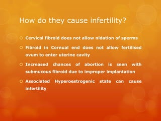 Uterine fibroid - Case scenarios and Discussion | PPTX