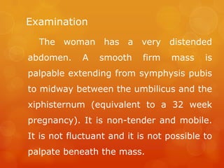 Uterine fibroid - Case scenarios and Discussion | PPTX