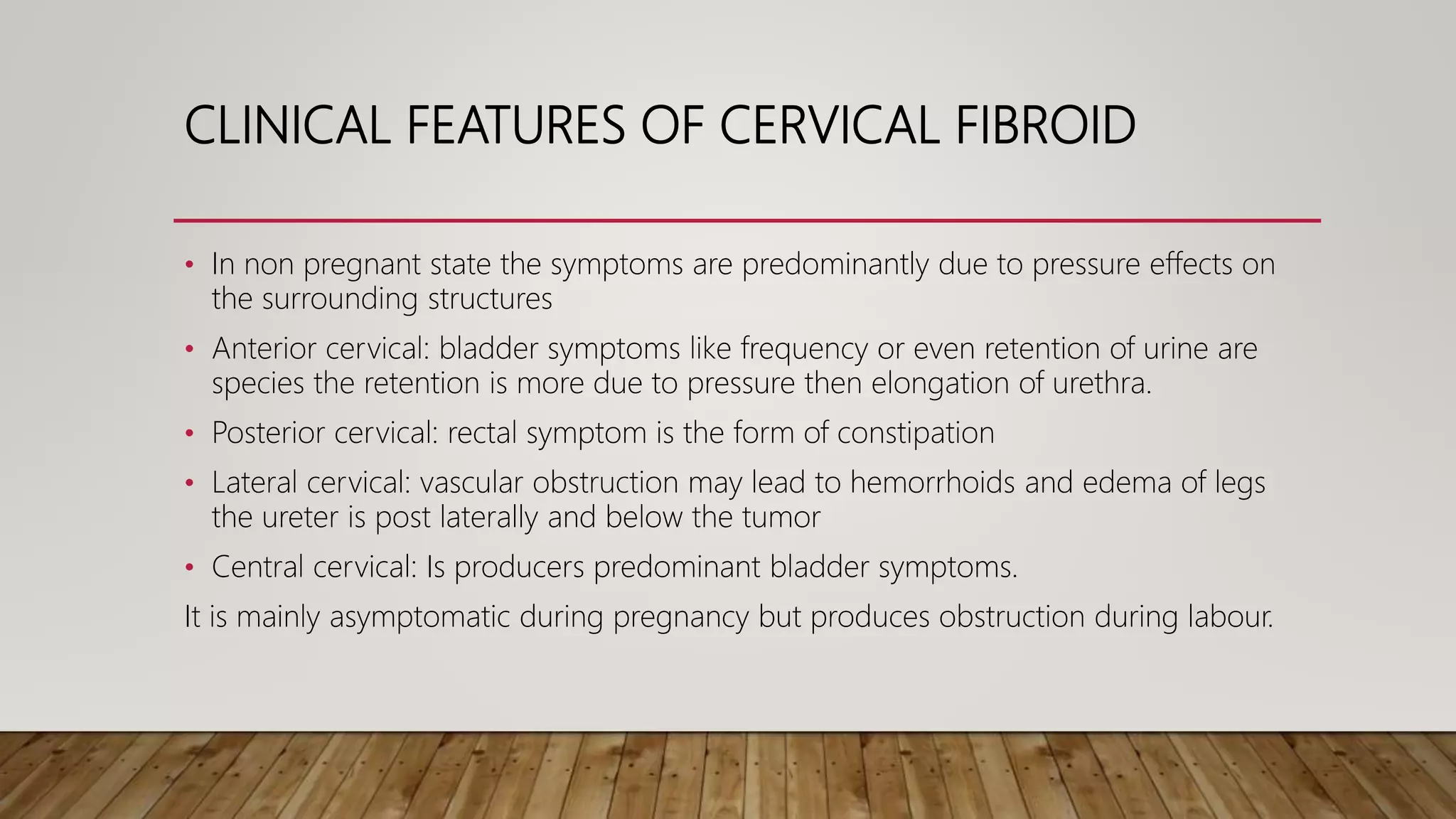 Uterine fibroid | PPTX
