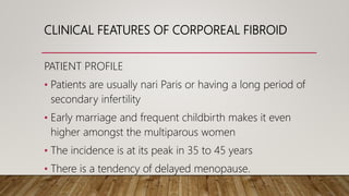 Uterine fibroid | PPTX