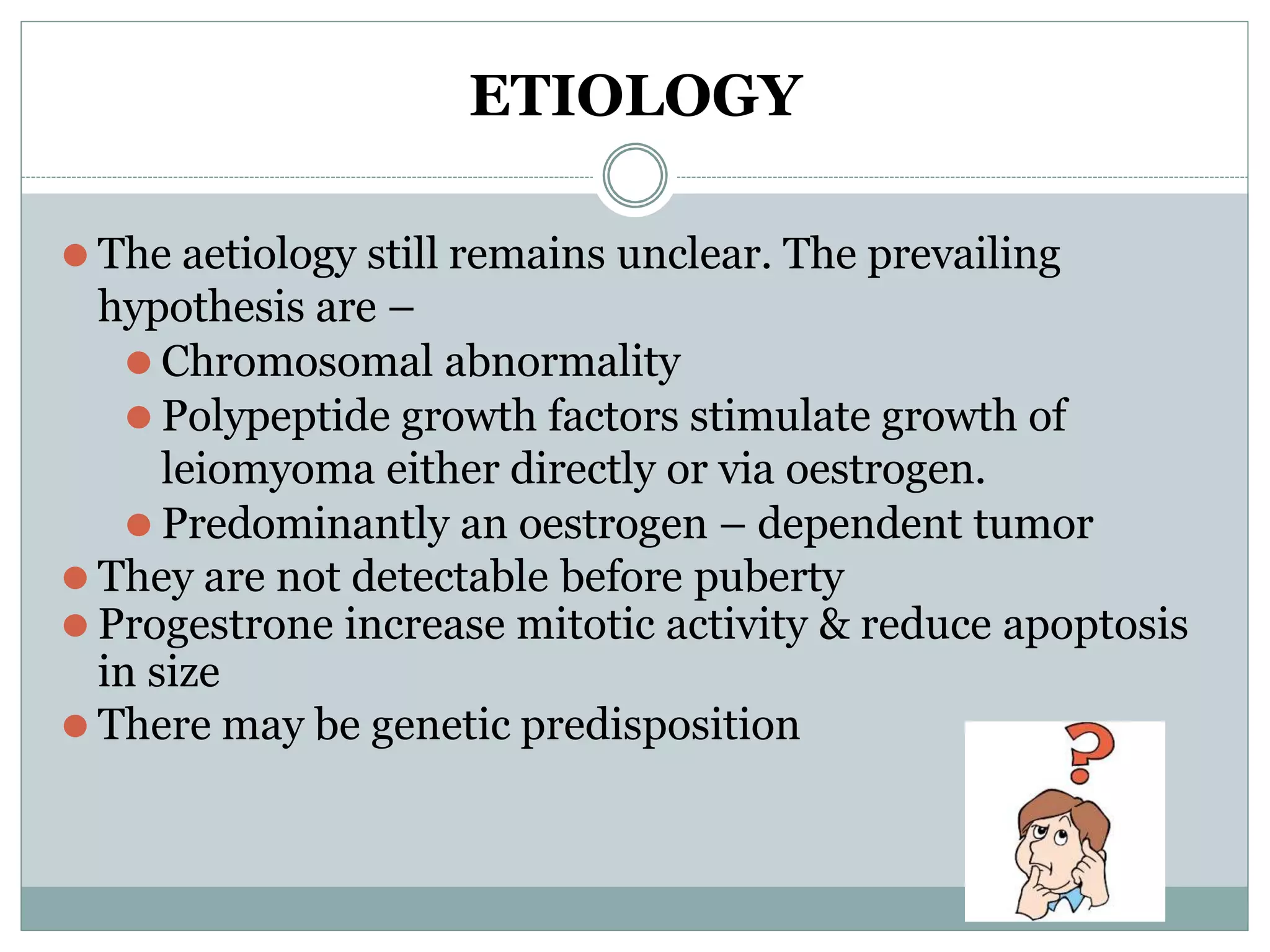 Uterine fibroid | PPTX