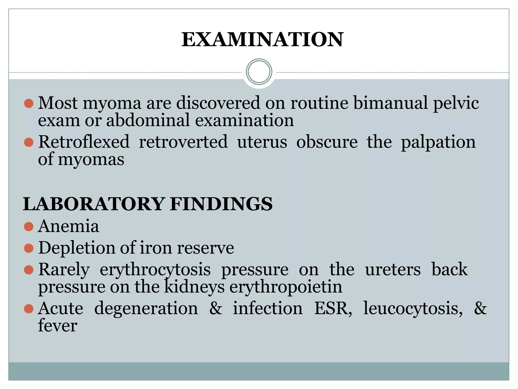 Uterine fibroid | PPTX