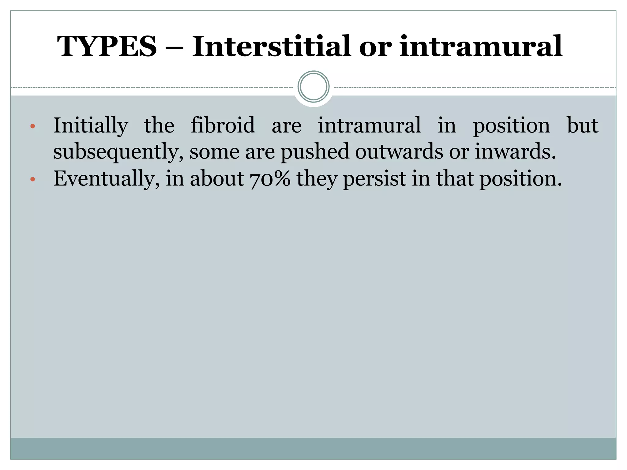 Uterine fibroid | PPTX