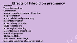 uterine fibroid in pregnancy.pptx@2467948 | PPTX
