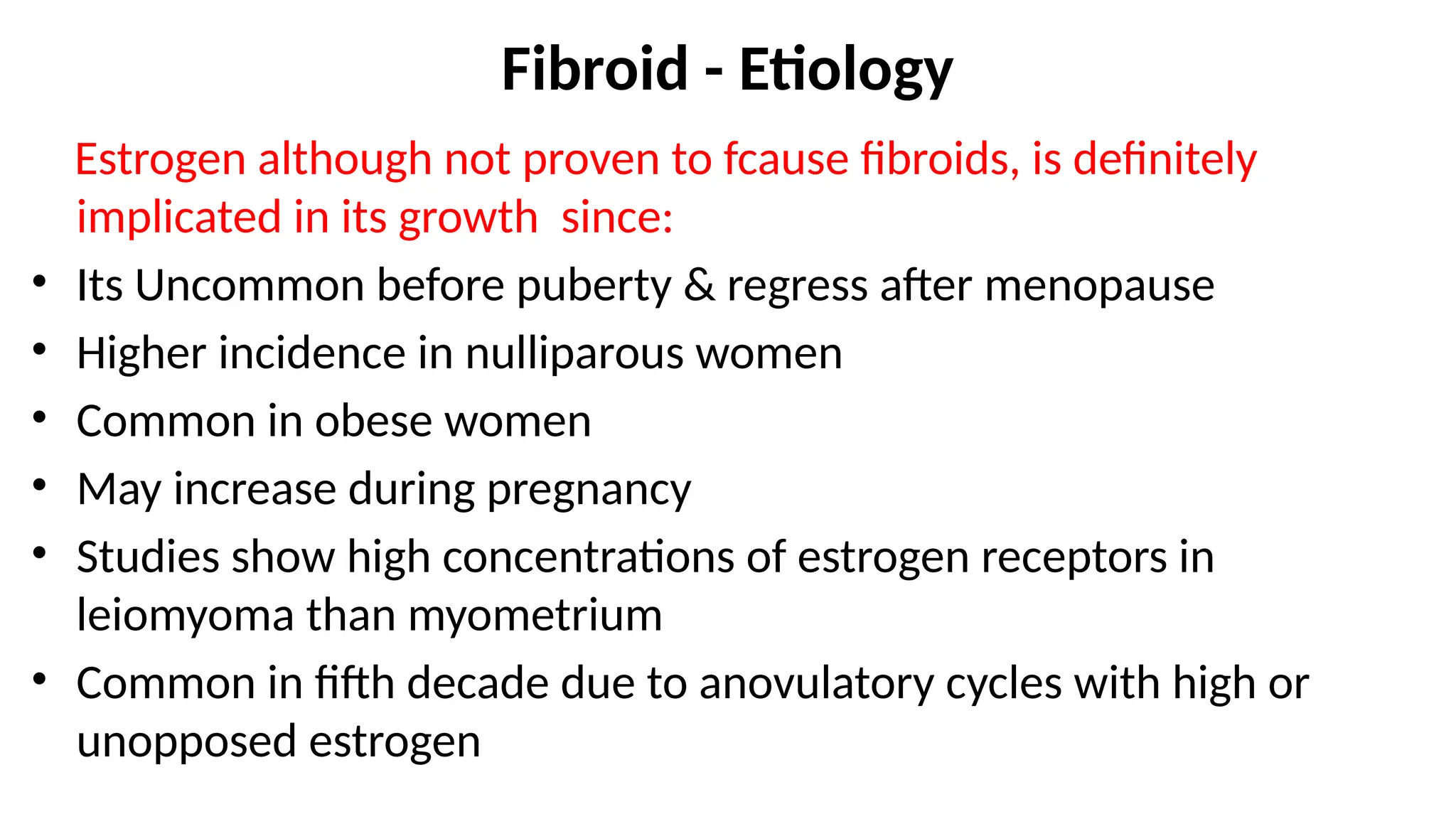 Uterine Fibroid Presentation for ONGpptx | PPTX