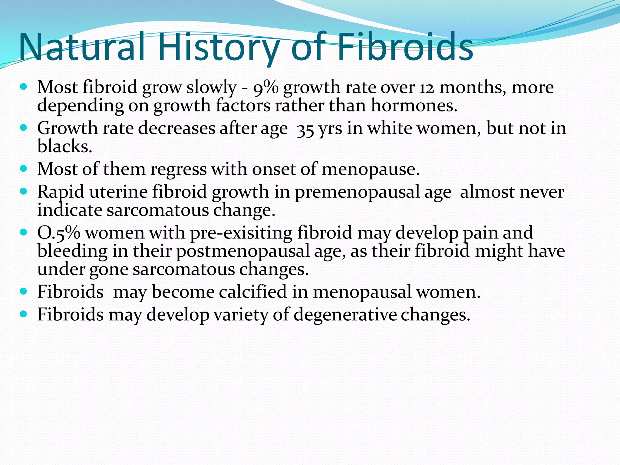 Uterine fibroids | PPTX