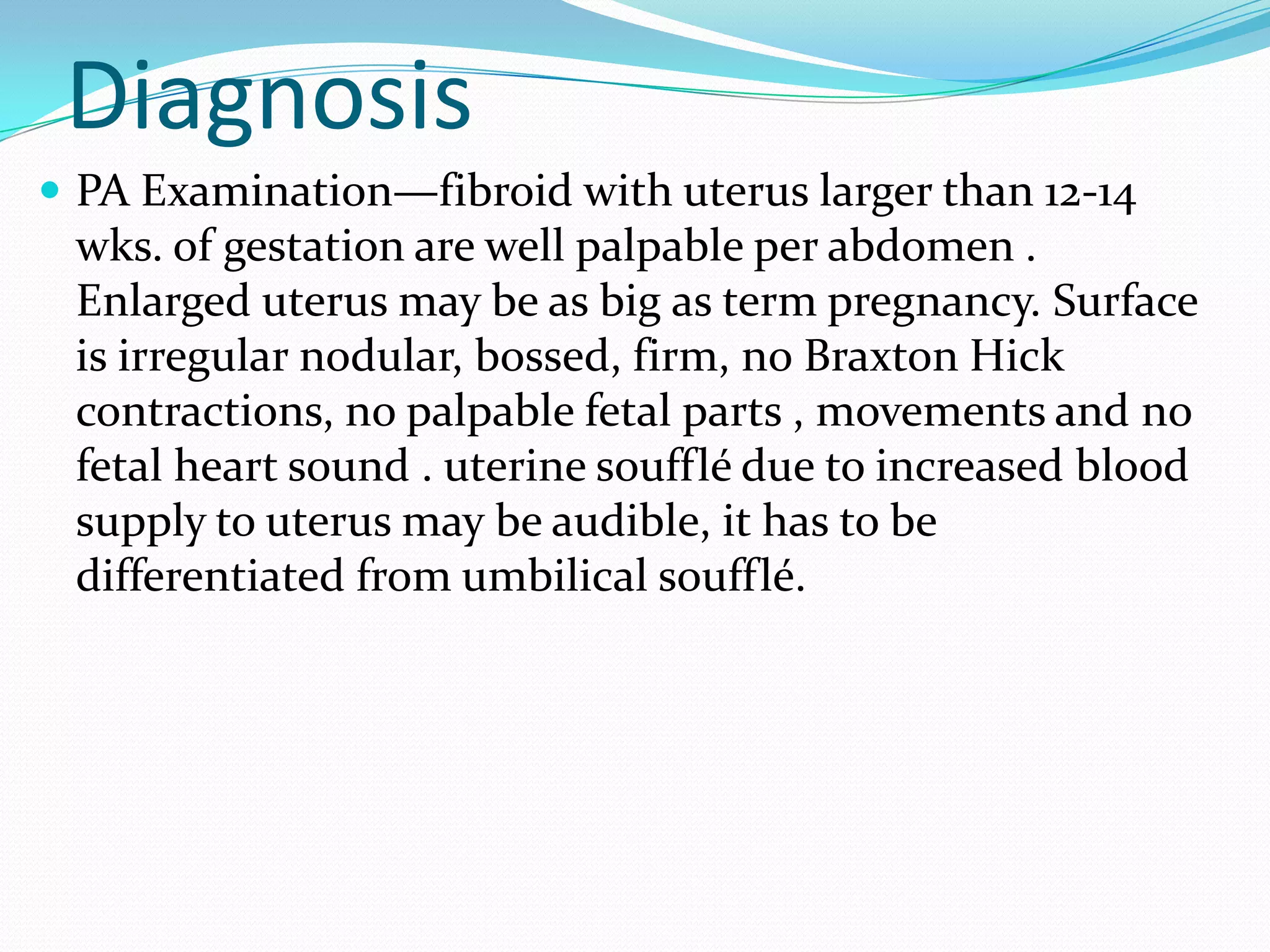 Uterine fibroids | PPTX