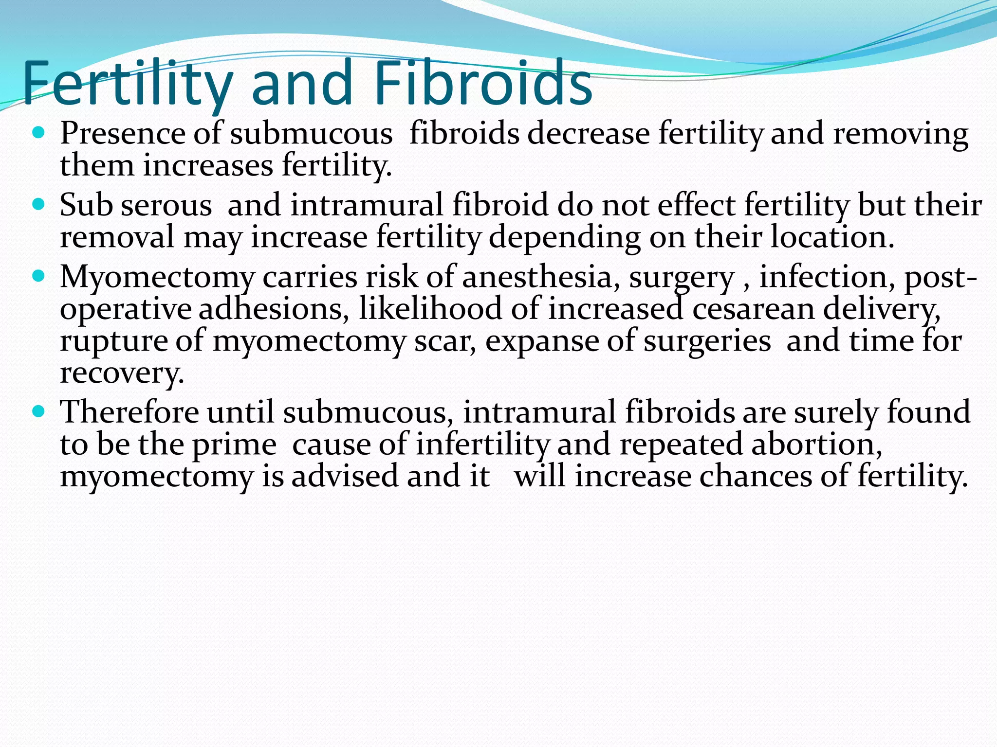 Uterine fibroids | PPTX