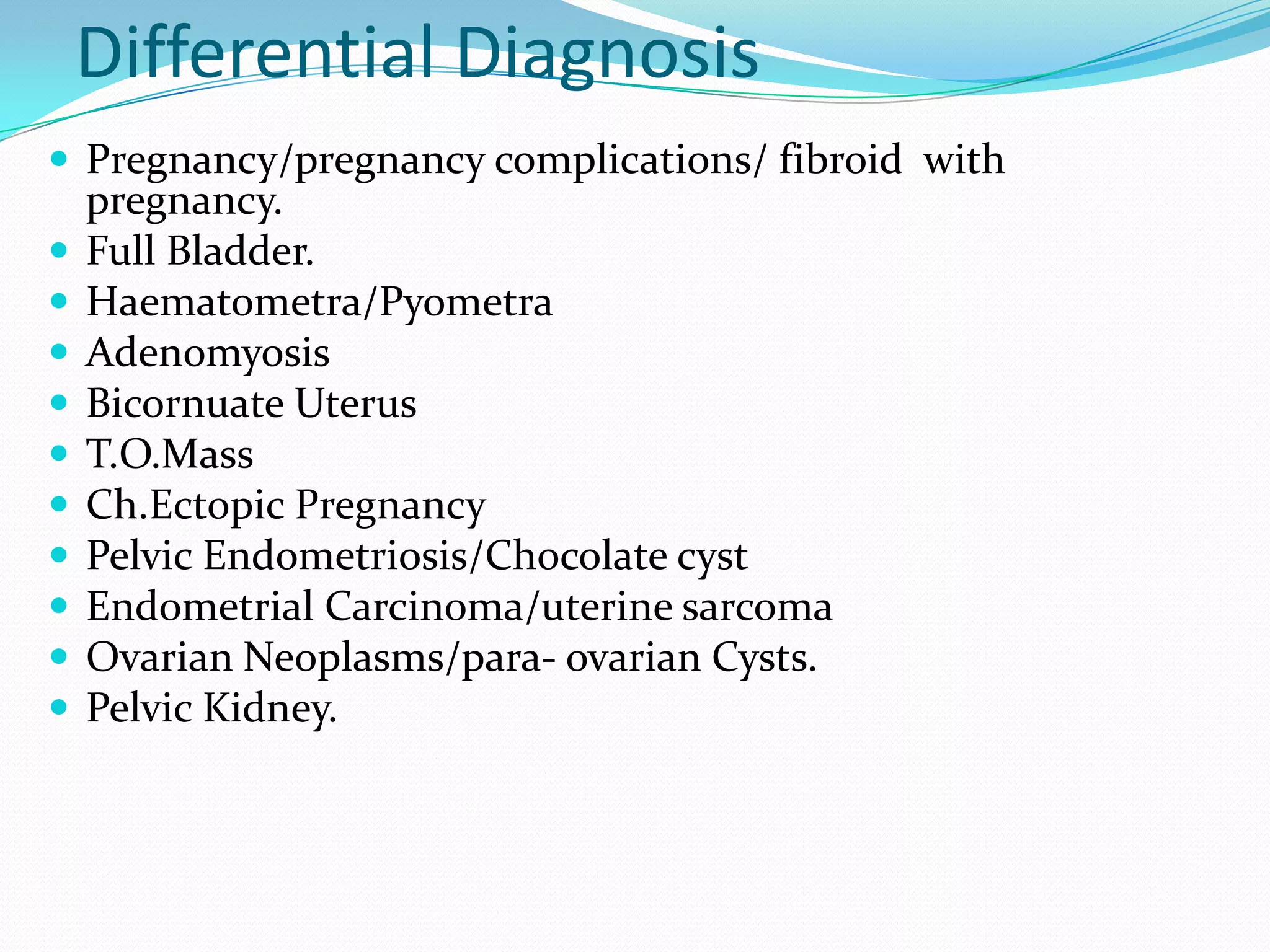 Uterine fibroids | PPTX