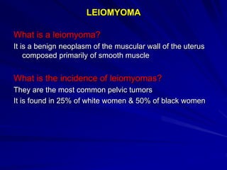 UTERINE FIBROIDS.ppt