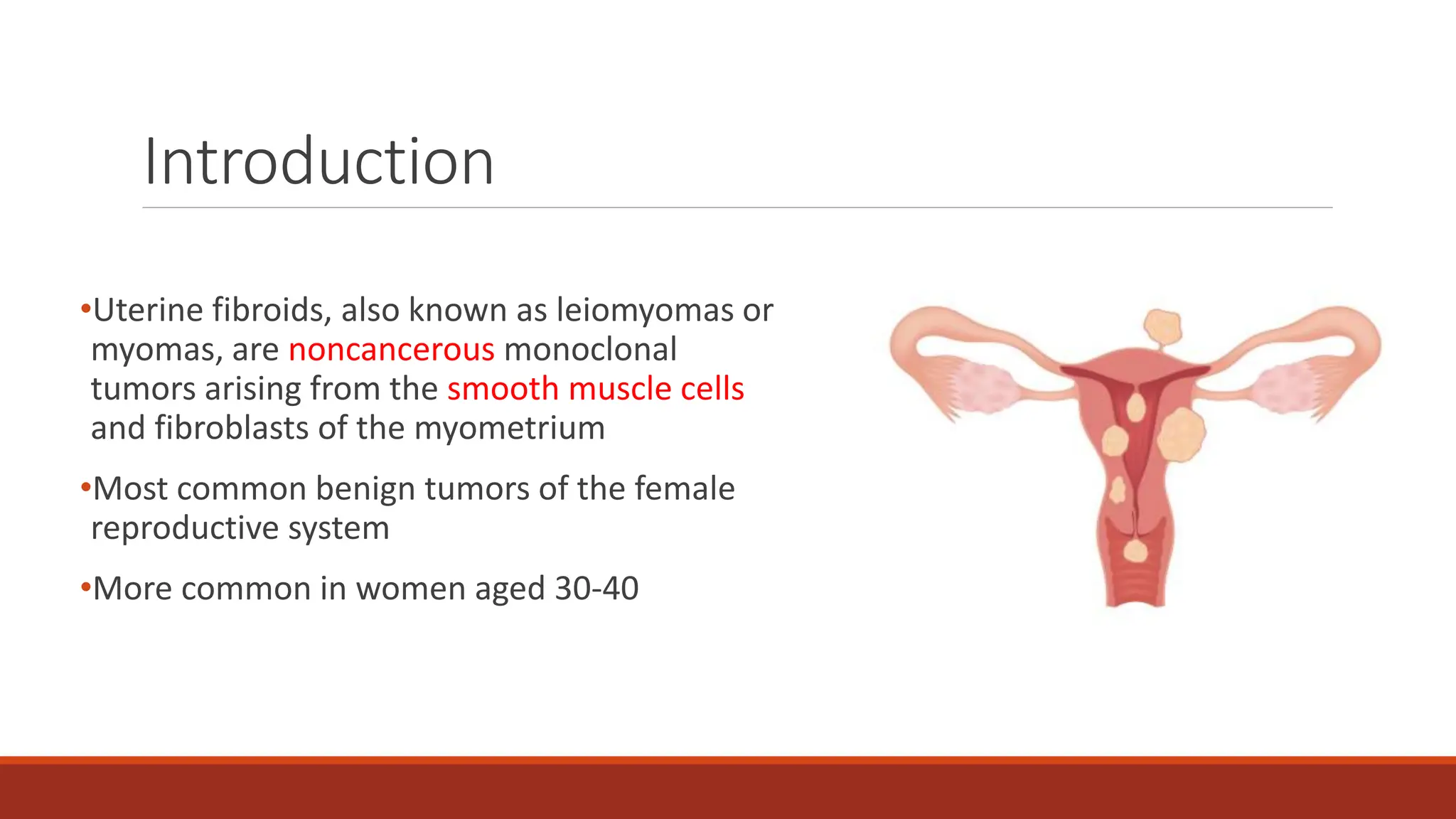 uterine fibroids. bleeding. myoma pptxjj | PPT