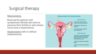 uterine fibroids. bleeding. myoma pptxjj | PPT