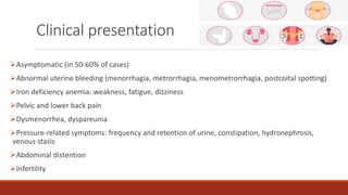 uterine fibroids. bleeding. myoma pptxjj | PPT