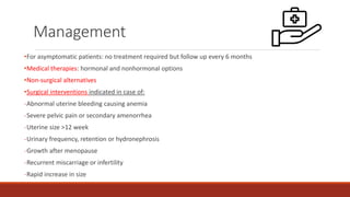 uterine fibroids. bleeding. myoma pptxjj | PPT