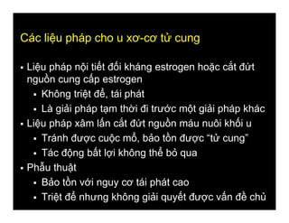 TIẾP CẬN MỘT TRƯỜNG HỢP U XƠ TỬ CUNG | PDF