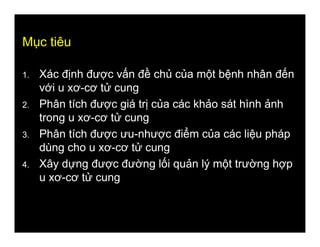 TIẾP CẬN MỘT TRƯỜNG HỢP U XƠ TỬ CUNG | PDF