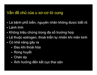 TIẾP CẬN MỘT TRƯỜNG HỢP U XƠ TỬ CUNG | PDF