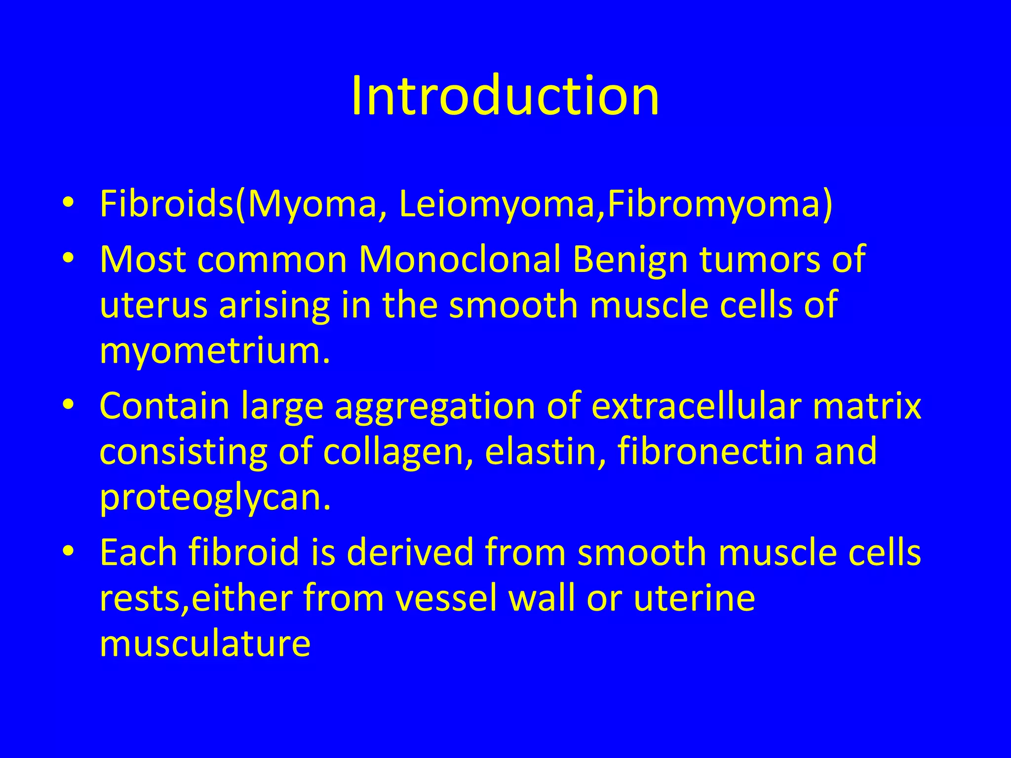 Uterine fibroids | PPT