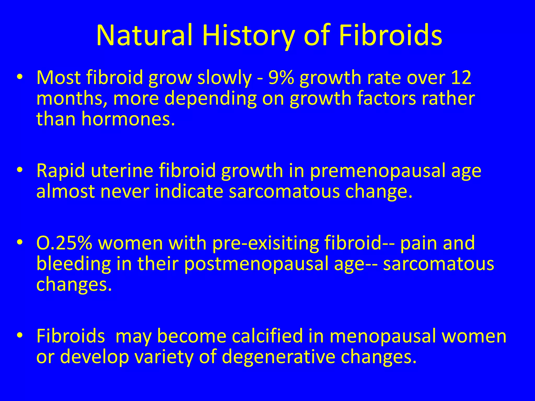 Uterine fibroids | PPT