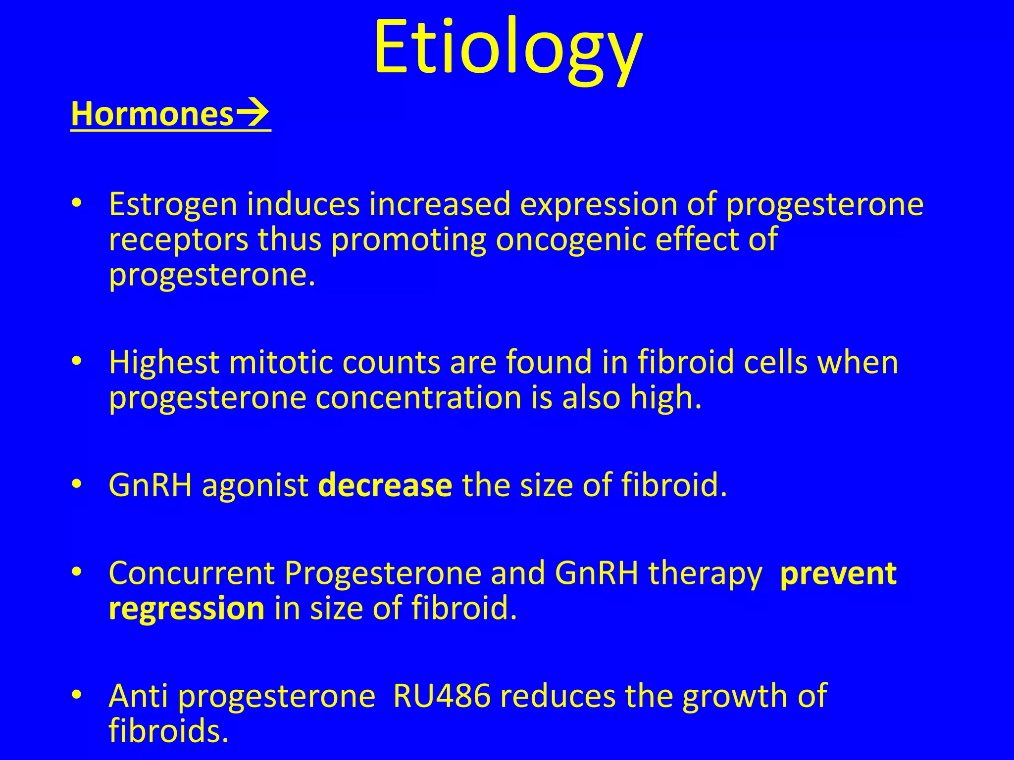 Uterine fibroids | PPT