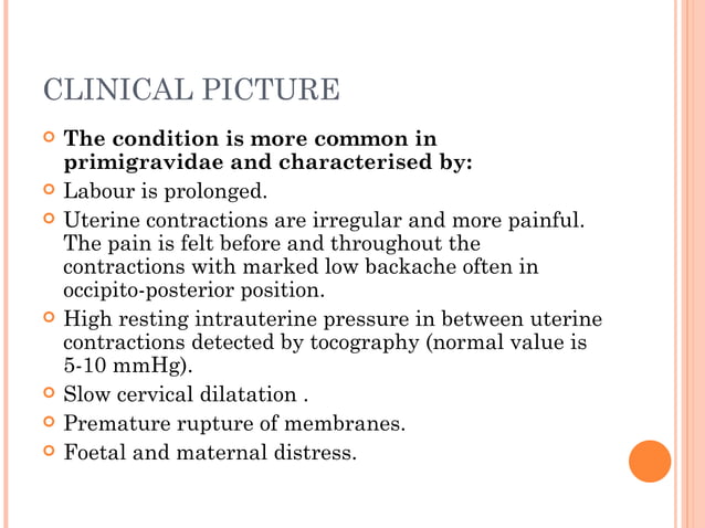 Uterine inertia | PPT | Pregnancy | Reproductive Health