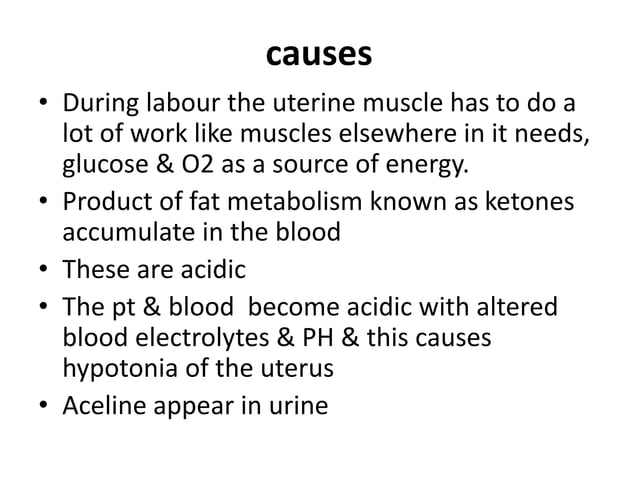 UTERINE INERTIA.ppt | Pregnancy | Reproductive Health