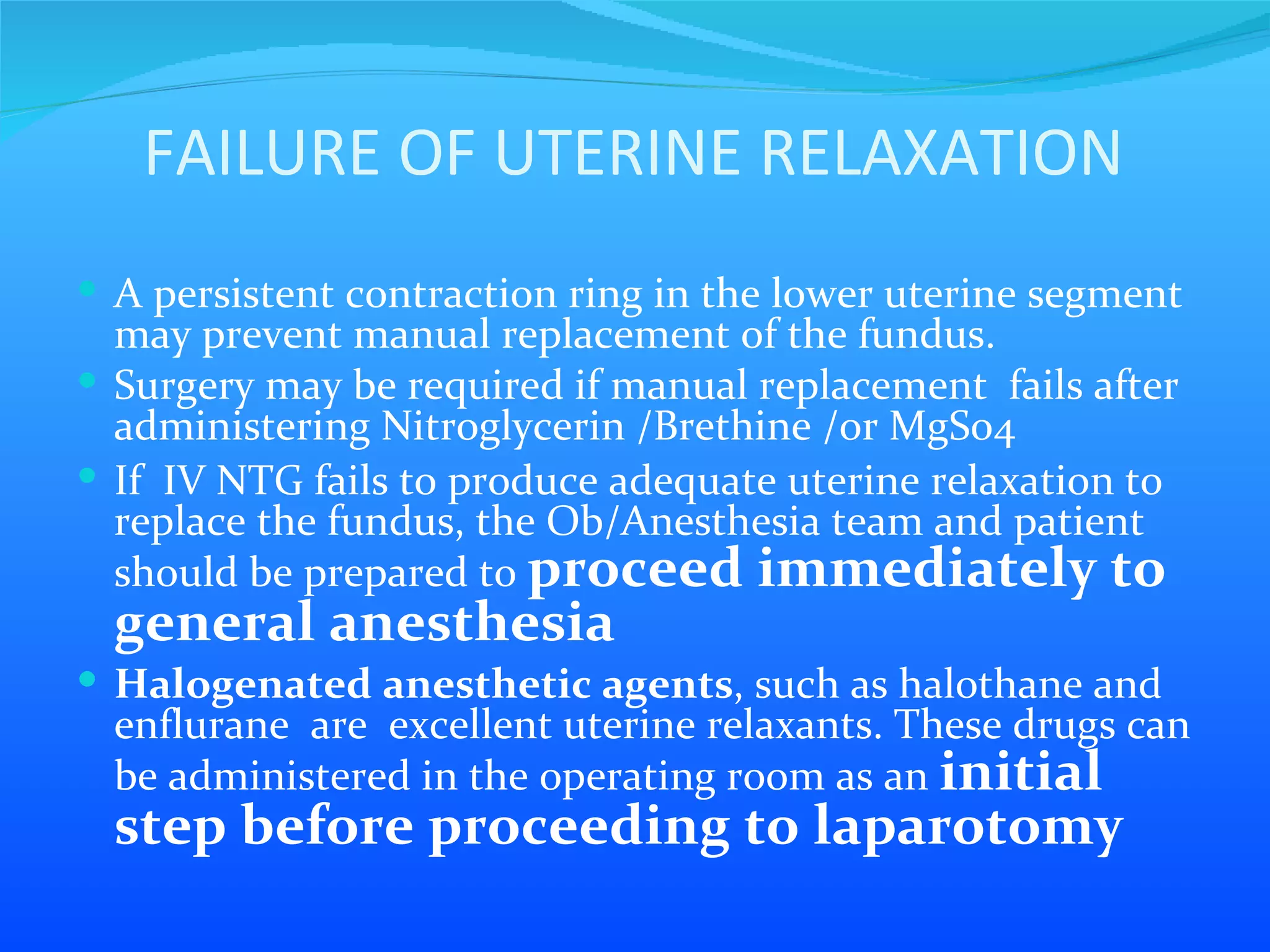 Uterine inversion | PPT