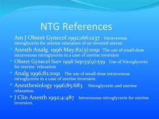 Uterine inversion | PPT