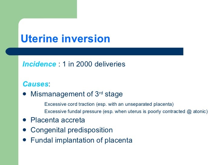 Uterine Inversion