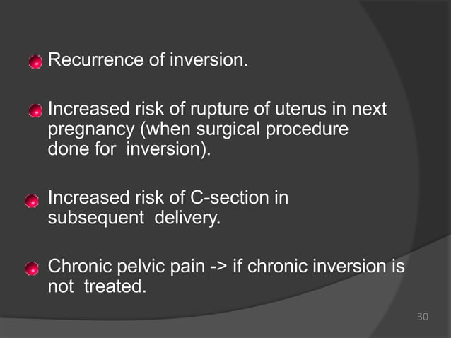 Uterine inversion | PPT