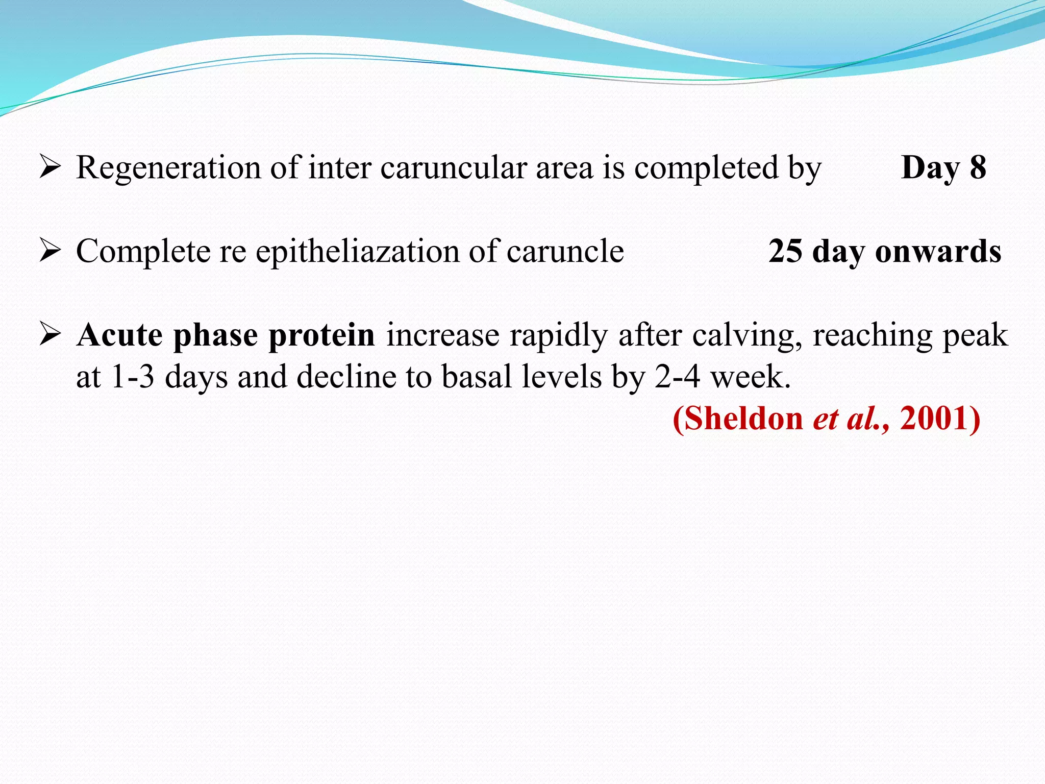 pathophysiology of uterine involution and its therapeutic management | PPTX