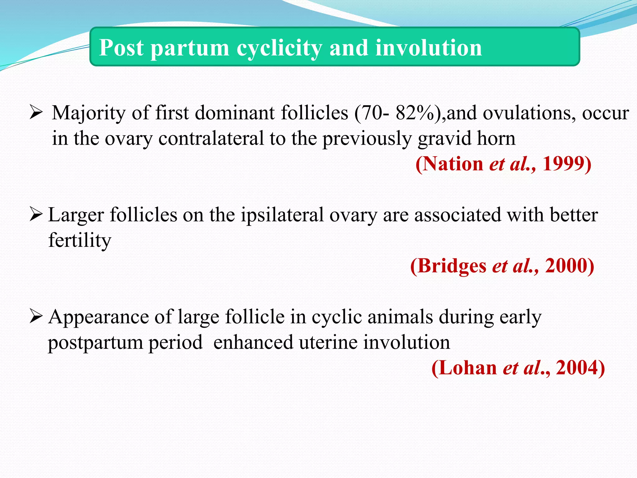 pathophysiology of uterine involution and its therapeutic management | PPTX