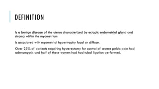 Uterine myoma........................ppt