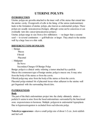 Uterine polyp | DOCX