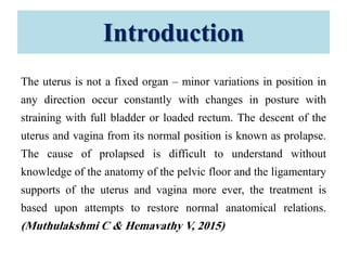 Uterine prolapse | PDF