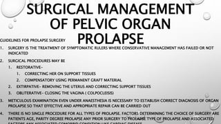 Uterine prolapse | PPTX