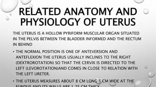 Uterine prolapse | PPTX